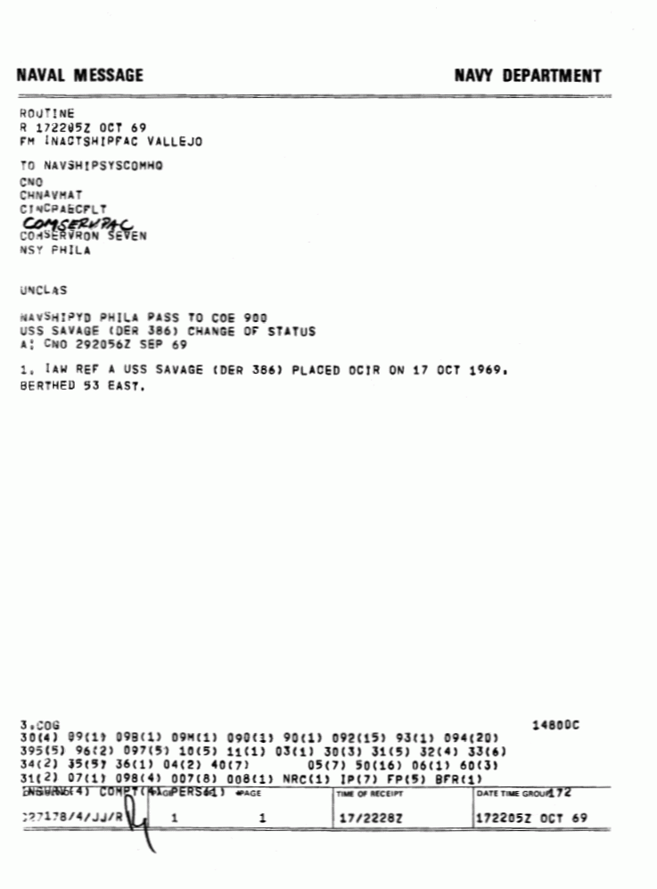 Naval Message 2 